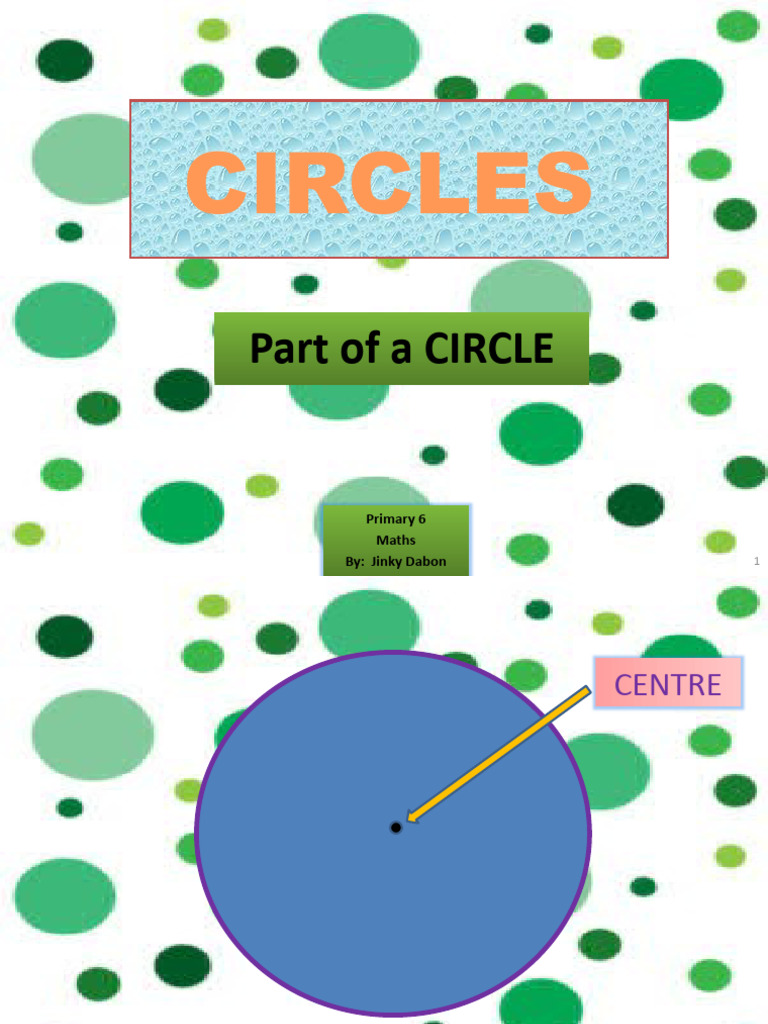 KS2 Parts of A Circle | PDF | Home & Garden | Science & Mathematics