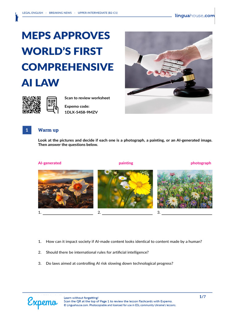 Meps Approves Worlds First Comprehensive Ai Law American English ...