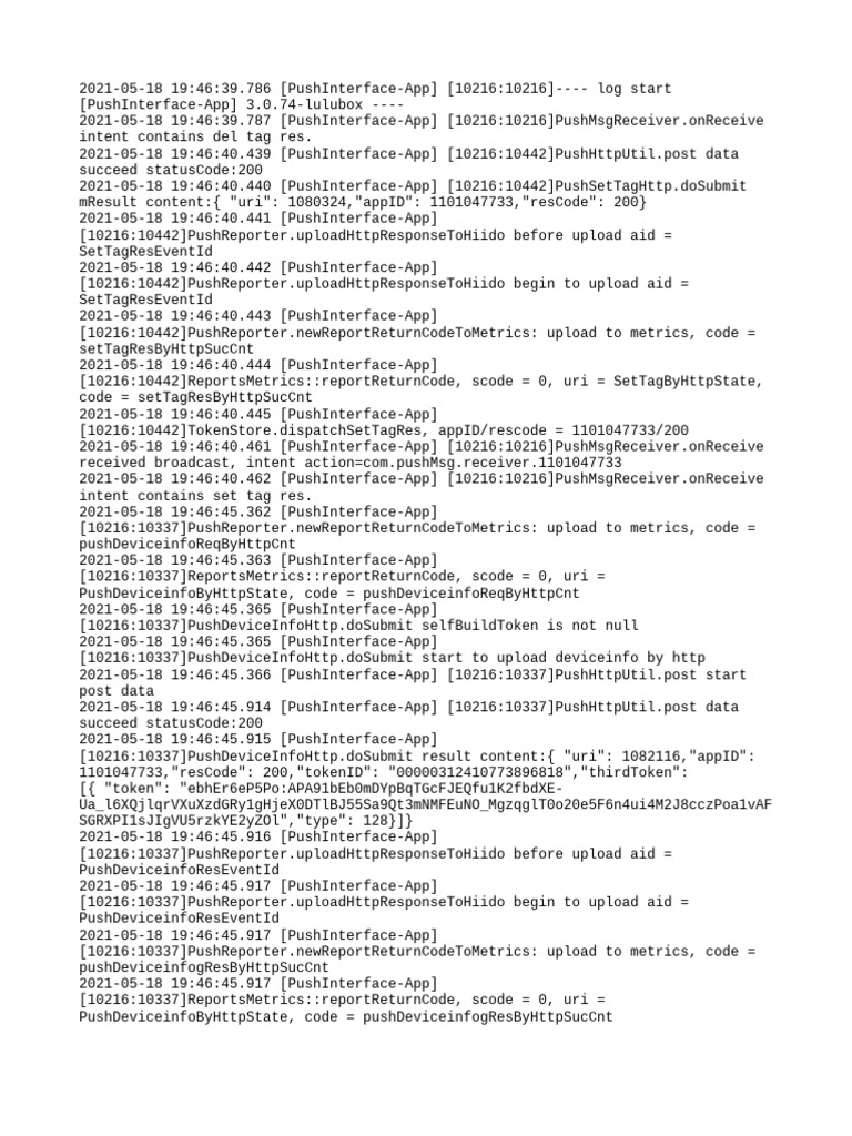 Pushsvc Log | PDF | Computing | Computer Data Pushsvc Log | PDF | Computing | Computer Data