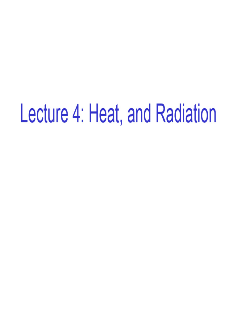 TTP 2024 Heat-Rad | PDF | Heat Transfer | Heat