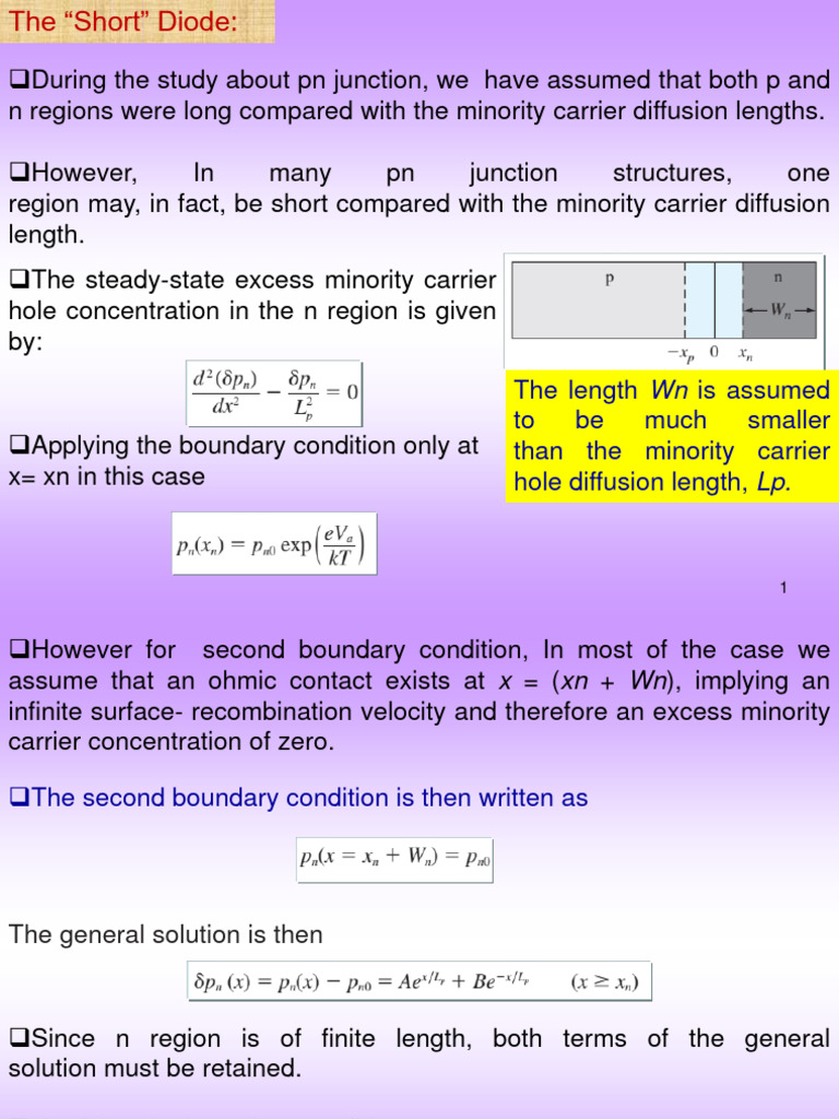 Different Types of Diodes | PDF | P–N Junction | Diode