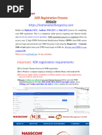 NSR Registration Process Demo | PDF | Password | Personal Identification Number