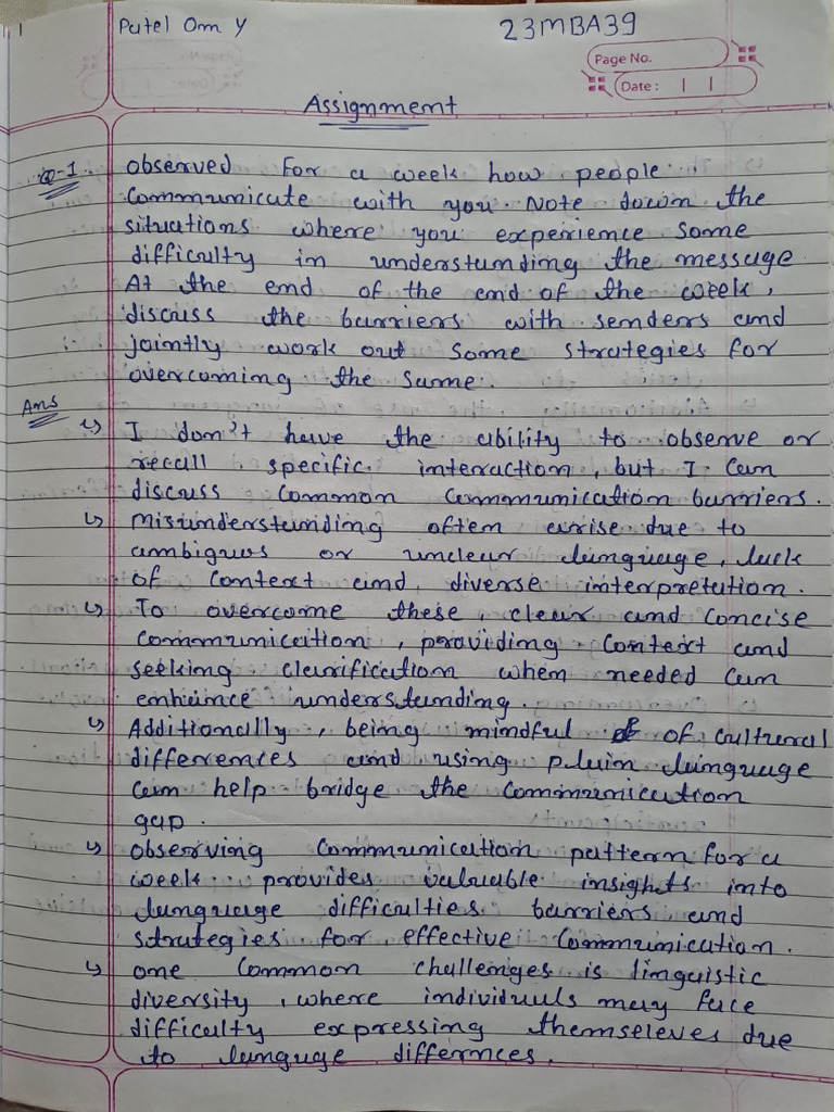 23mba39 MC Assignment | PDF