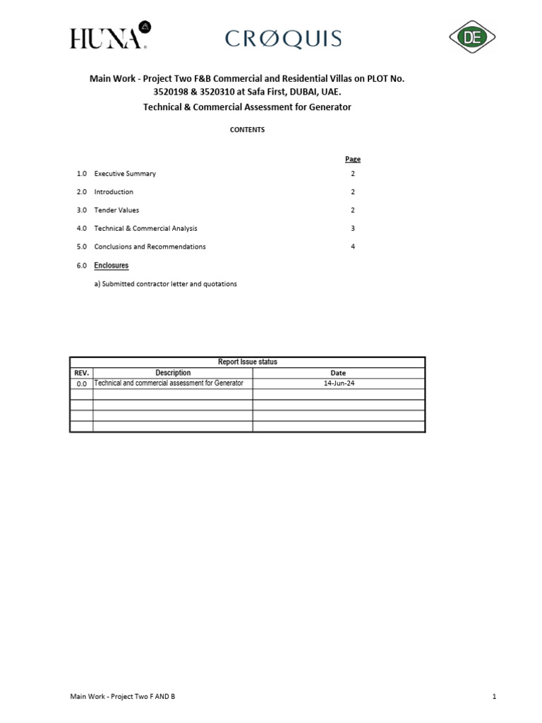Generator Analysis Draft 1 | PDF | Electric Generator