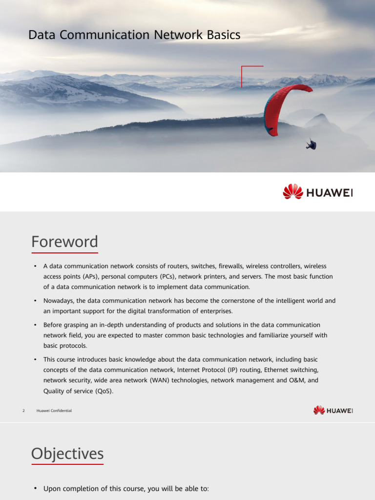 HCSA-Sales-IP Network Products Sales Training Data Communication Network Basics | PDF | Computer ...