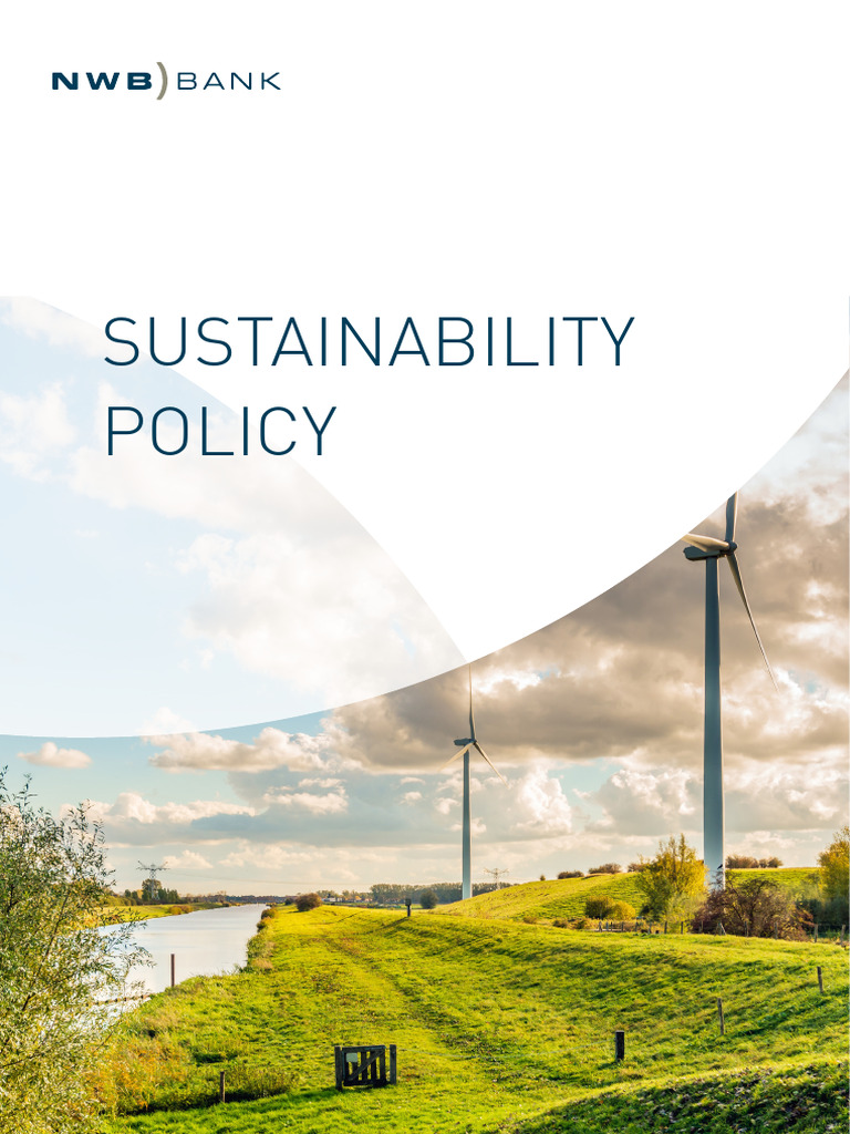 Sustainability Policy NWB Bank | PDF | Corporate Social Responsibility ...