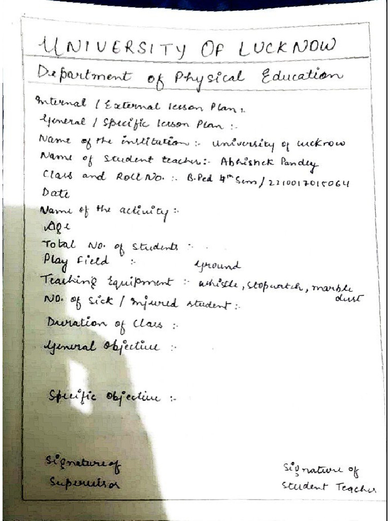 March Pass Lesson Plan | PDF