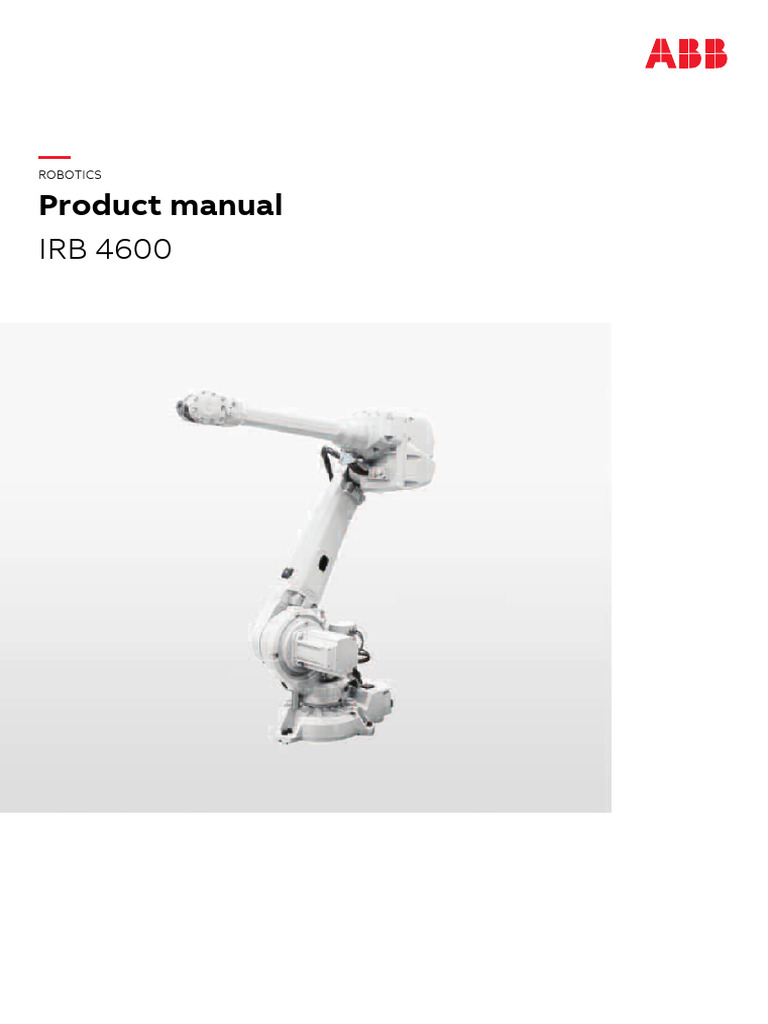3hac033453 PM Irb 4600-En Revad | PDF | Robot | Robotics