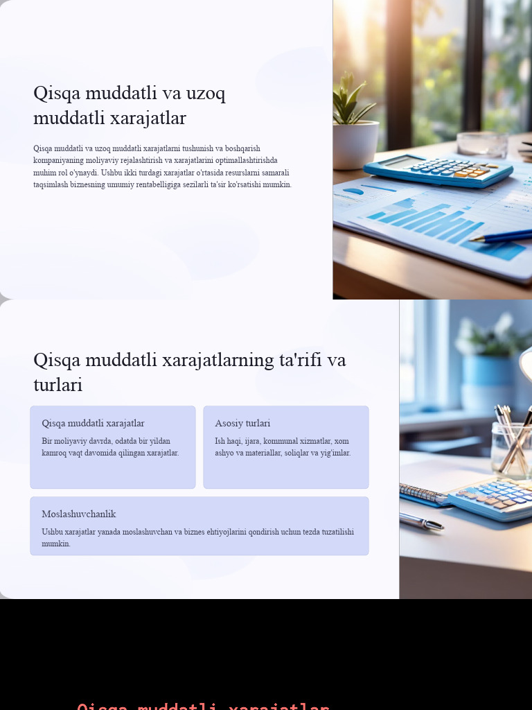 Qisqa Va Uzoq Muddatli | PDF