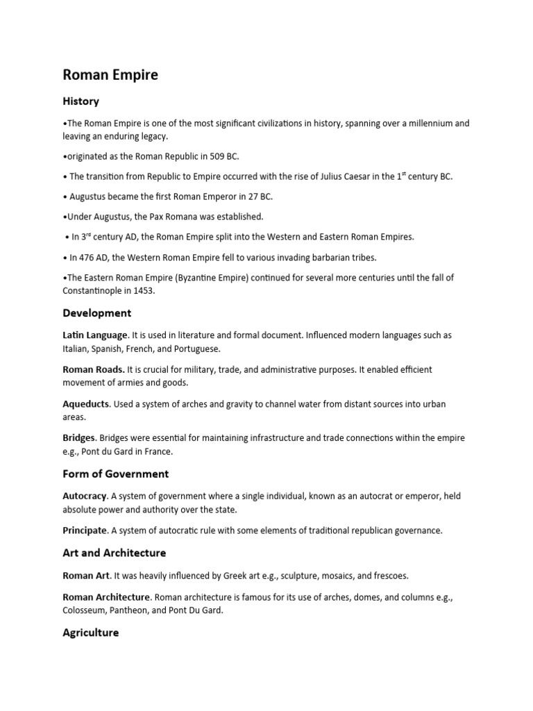 Roman Empire | PDF | Roman Empire | Byzantine Empire