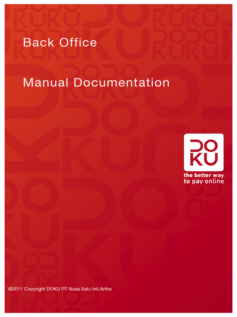 2 - Manual DOKU Back Office | PDF | Credit Card | Password