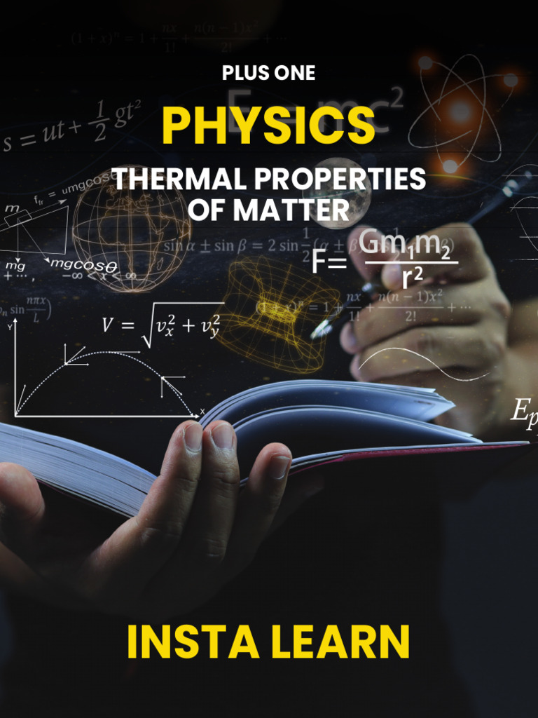 THERMAL PROPERTIES OF MATTER Notes Cbse Class 11 Physics | PDF ...