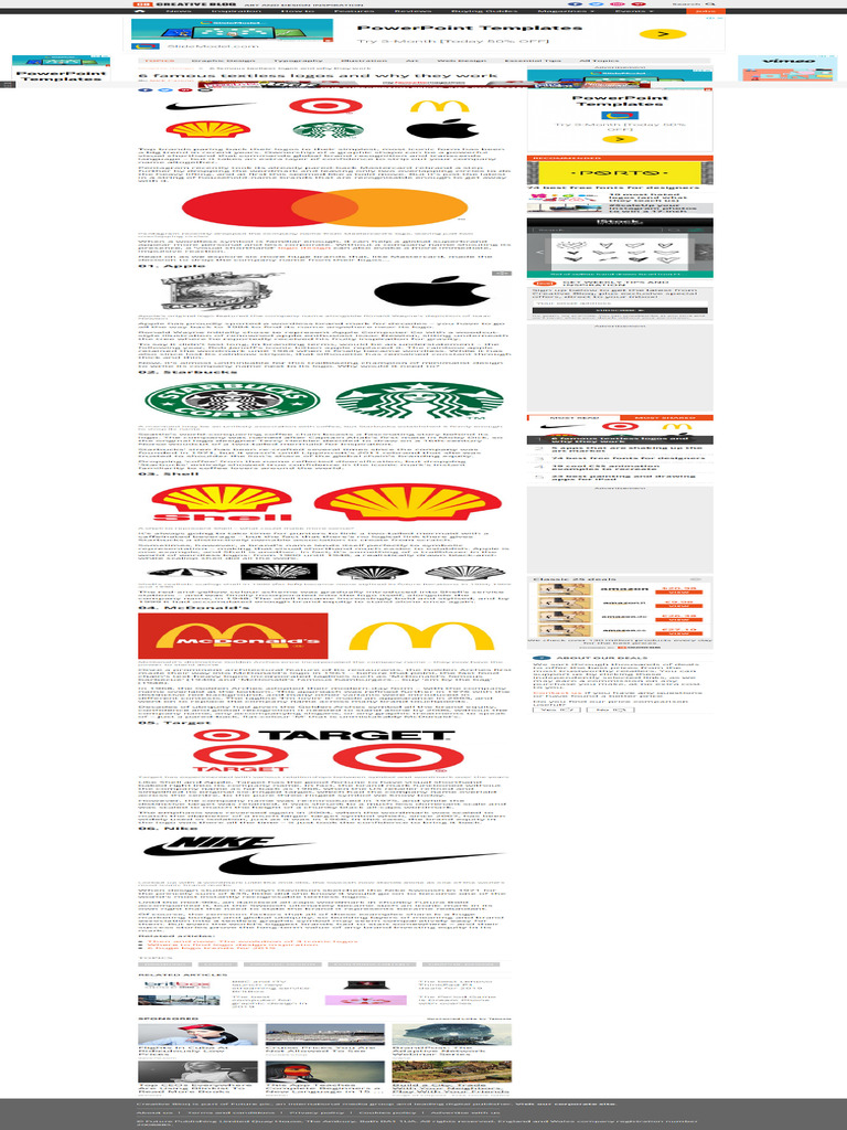 6 Famous Textless Logos and Why They Work - Creative Bloq | PDF