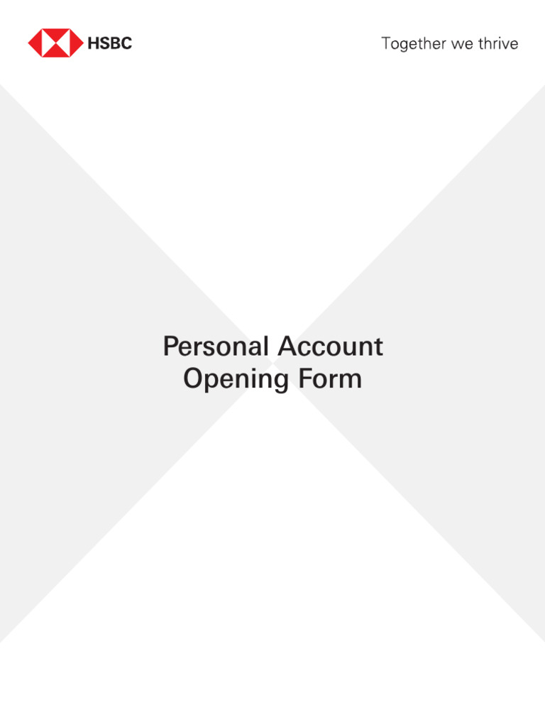 Personal_Account_Opening_Form (1) | PDF | Identity Document | Cheque