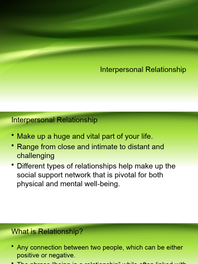 Relationships | PDF | Intimate Relationships | Friendship