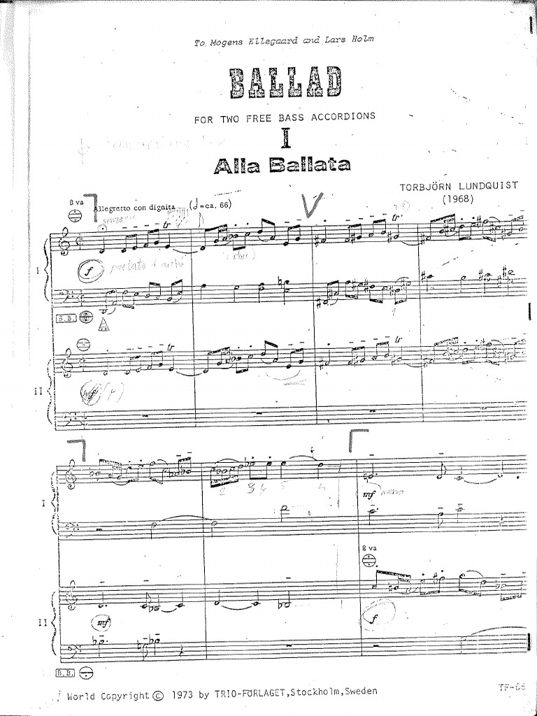 Lundquist Ballad | PDF