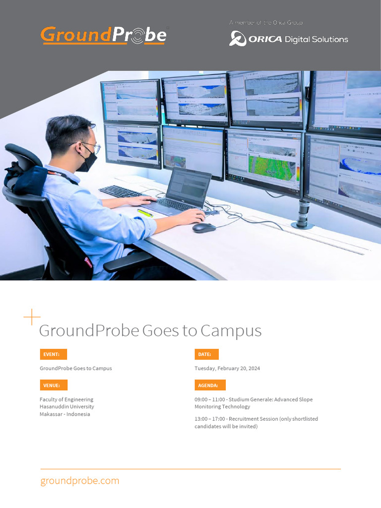 GroundProbe Goes To Campus | PDF | Reputation | Engineering