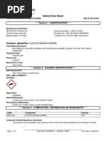 SF6 Gas Safety Data Sheet | PDF | Dangerous Goods | Waste Management