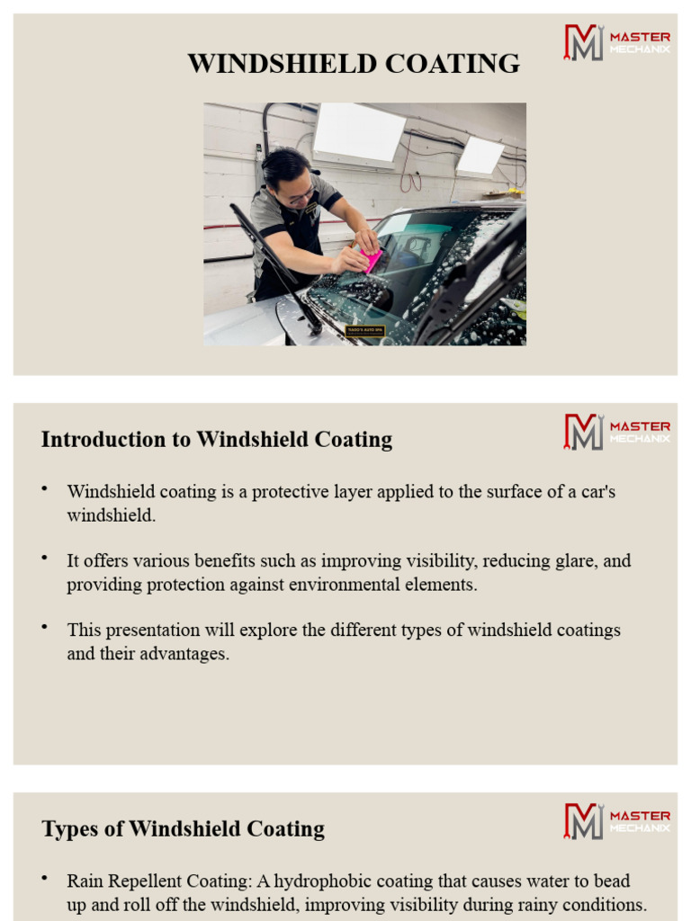 Windshield Coating - MM | PDF | Materials