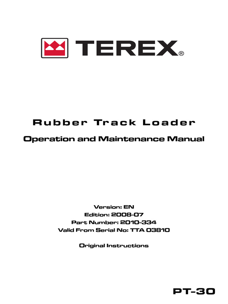 Row PT-30 O&m (3-10) | PDF | Motor Oil | Elevator