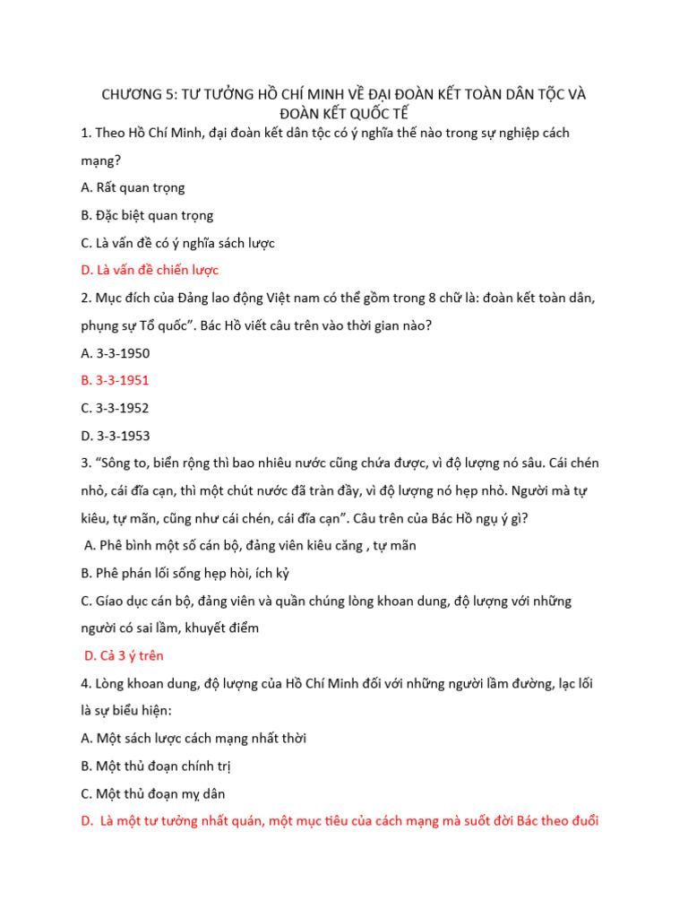 Chương 5,6 TTHCM | PDF