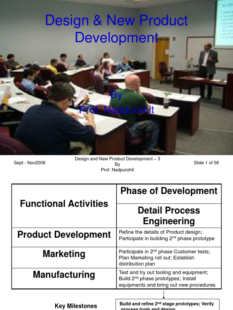 Design and New Product Development Session 3 | PDF | New Product ...