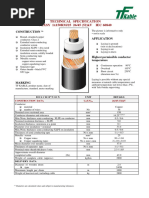 Dekoron Cable Product Specification Sheet | PDF | Wire | Electric Power