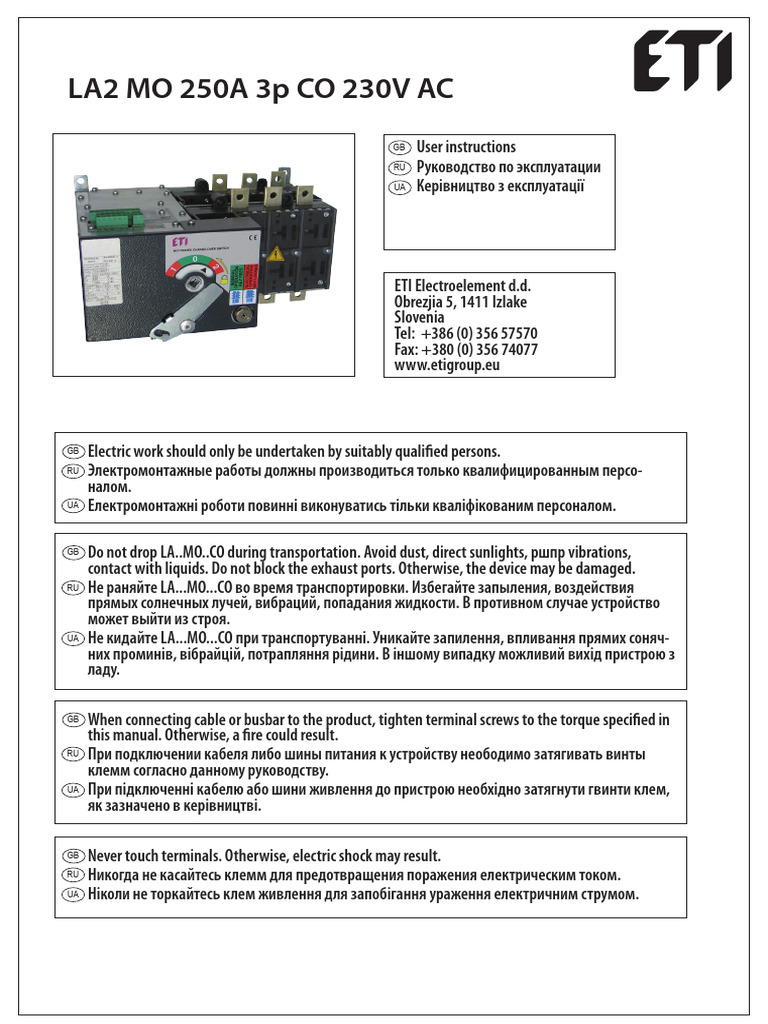 La Mo 250a | PDF