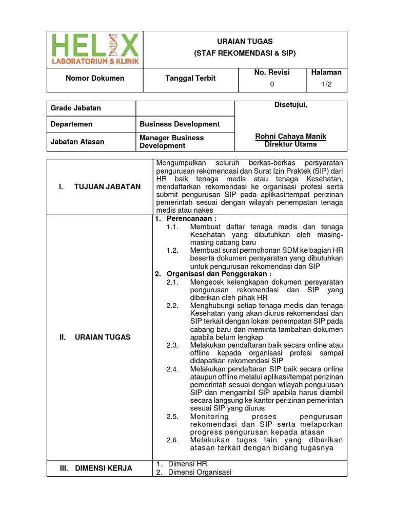 Ut Rekomendasi Dan Sip | PDF | Bisnis