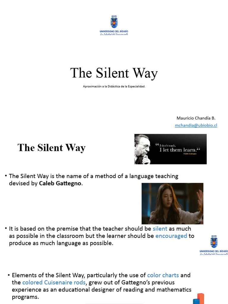 The Silent Way v.2 | PDF | Human Communication | Linguistics