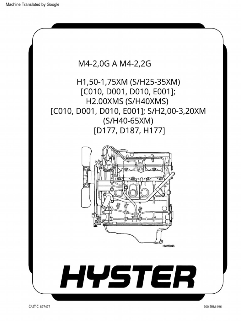 MAZDA - M4 2.0G - ENGINE 02 01 srm0496 | PDF