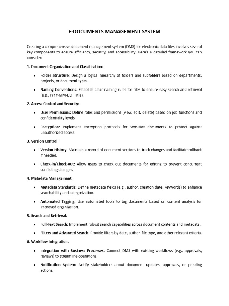 E-Document Management System | PDF | Security | Computer Security