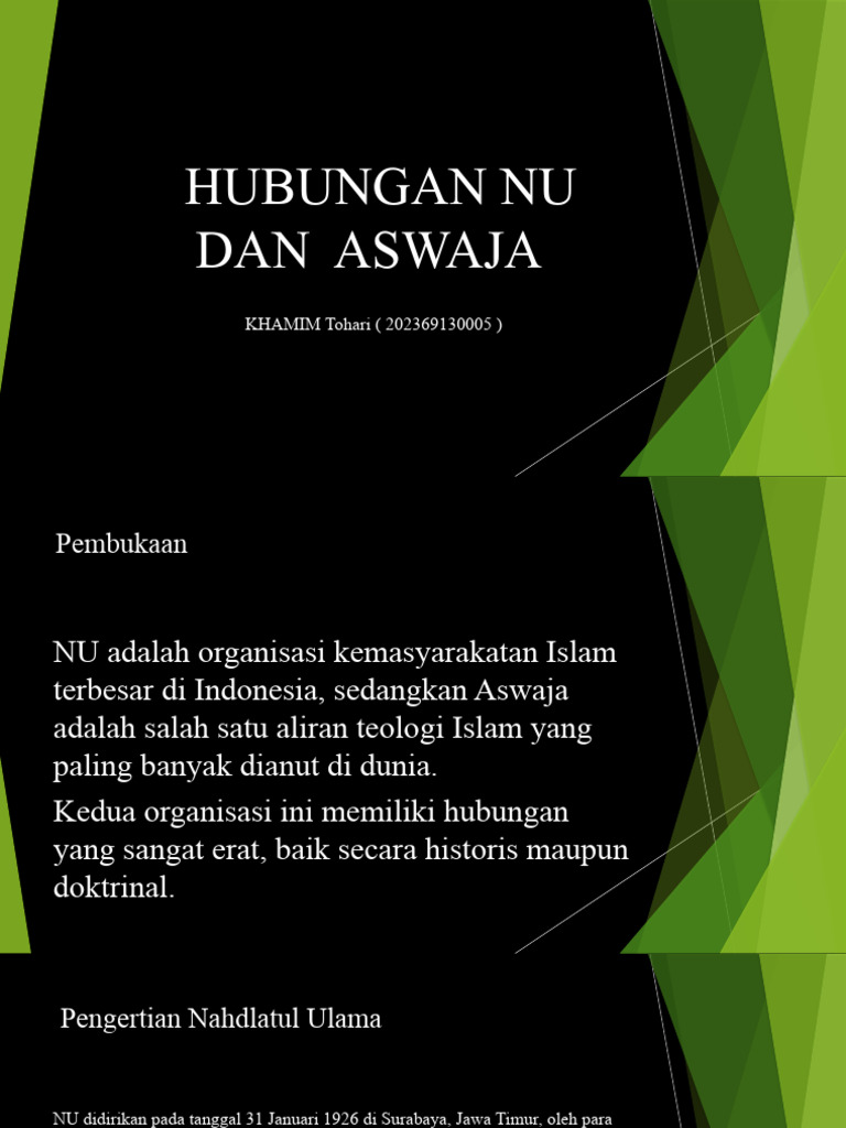7.nu Dan Aswaja | PDF | Ilmu Sosial