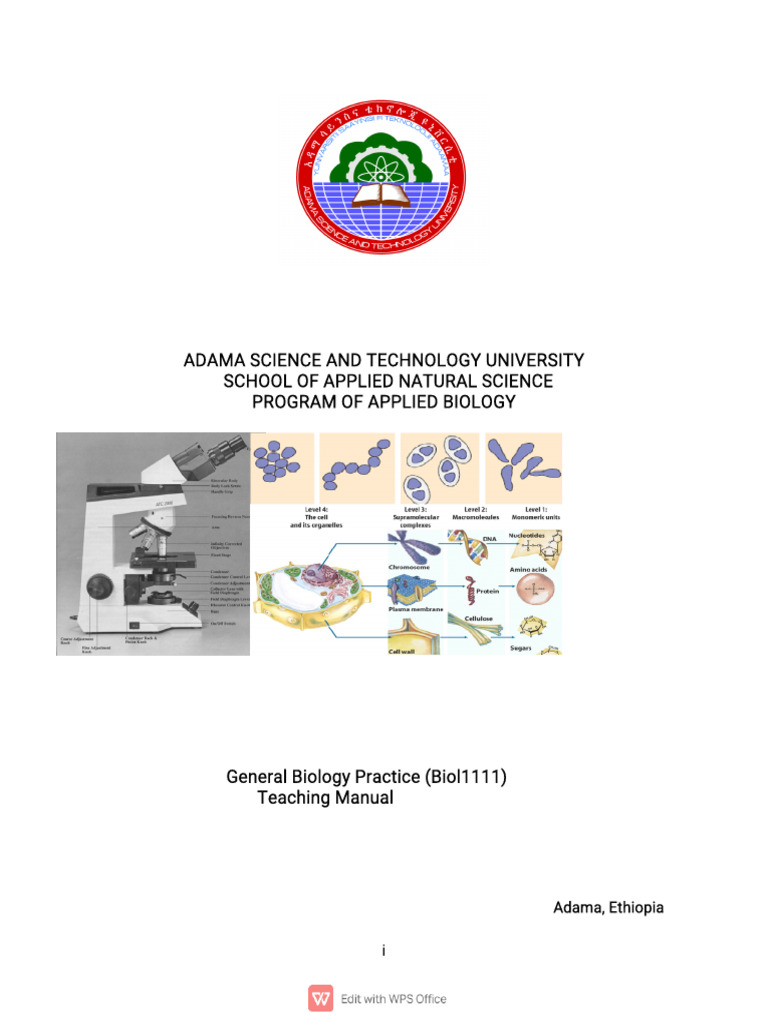 General Biology Lab Manual | PDF