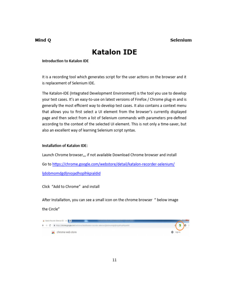 03-Katalon IDE | PDF | Selenium (Software) | Software Engineering