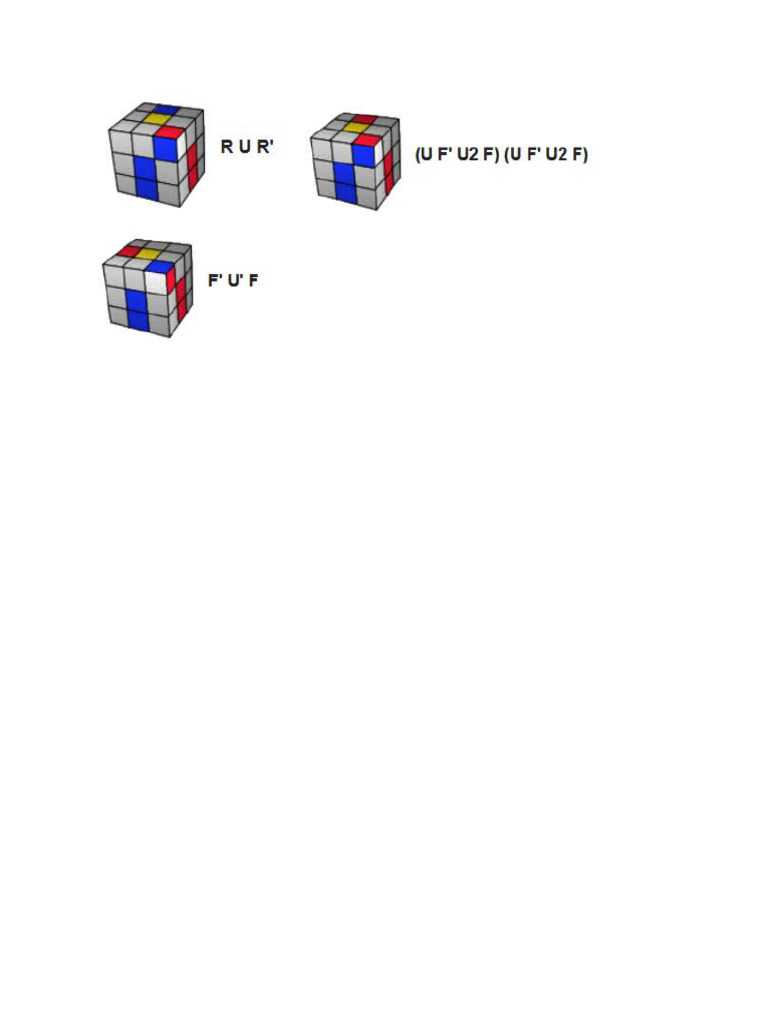 Rubik Cube 3x3 F2L v3 | PDF