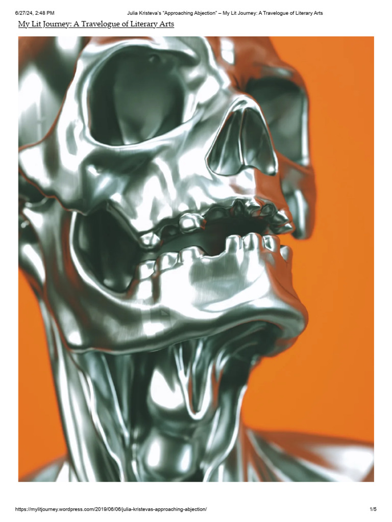 Exploring Kristeva's Abjection | PDF | Psychology