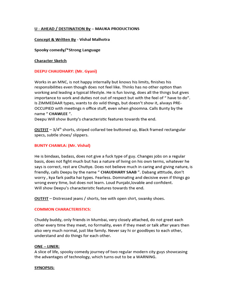 Destination - Final | PDF