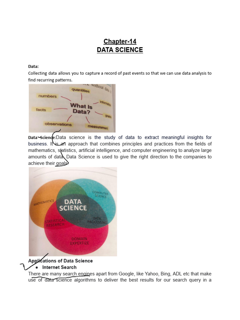 Chapter-14 Data Science | PDF | Data Science | Data