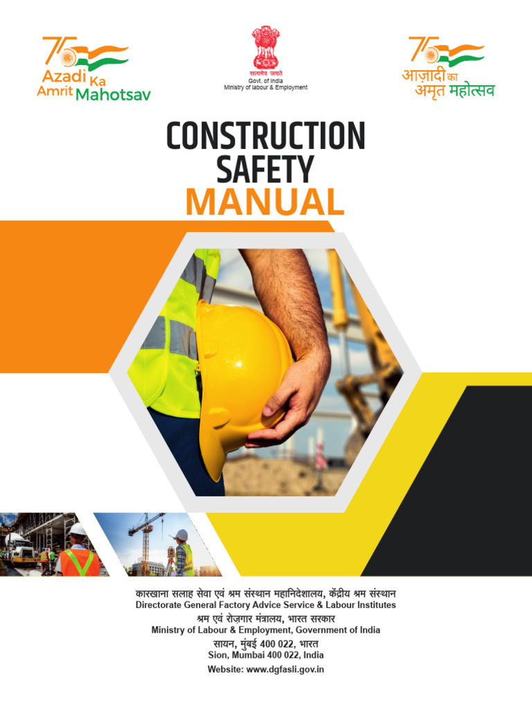 Construction Safety Manual Final English | PDF