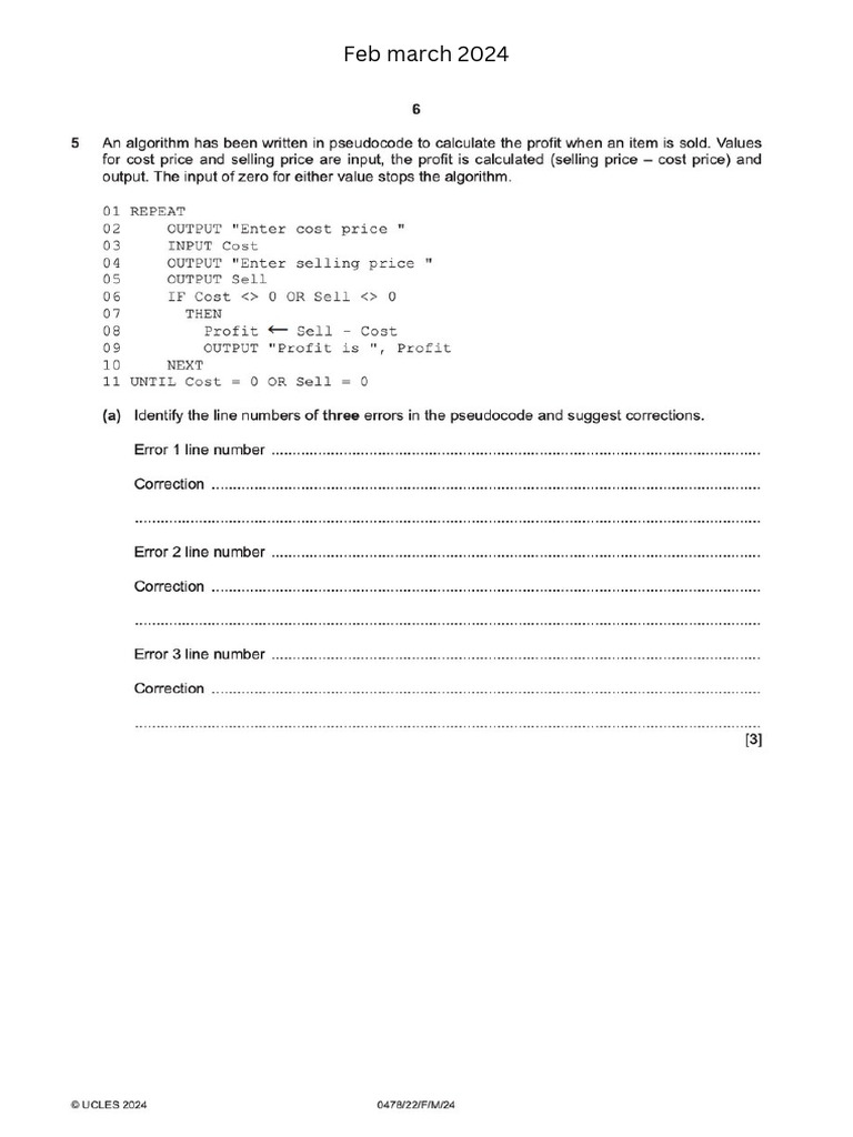 6, Errors, Validation, Verification, Amending 2 QP PDF | PDF