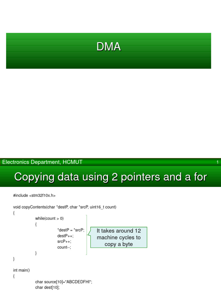 7 Dma | PDF | Computer Memory | Central Processing Unit