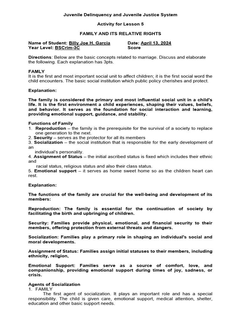 Assignment No. 3 | PDF | Legitimacy (Family Law) | Legal Guardian Assignment No. 3 | PDF | Legitimacy (Family Law) | Legal Guardian