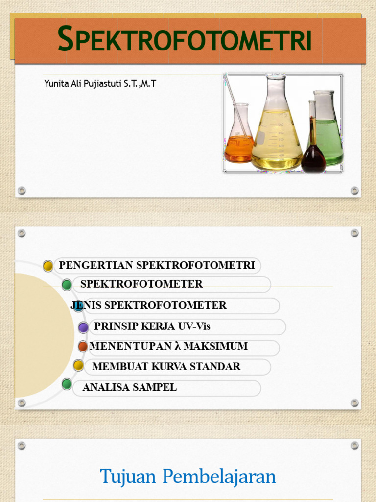 Panduan Spektrofotometri Mahasiswa | PDF