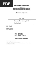 Mec Exam Paper Semester 1 and Test 1 | PDF