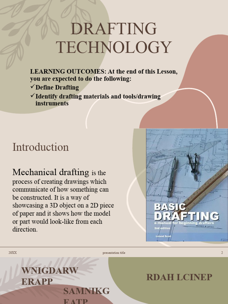 Drafting Technology - G-8 | PDF | Drawing | Technical Drawing