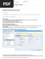 Cycle Counting in Oracle Apps R12 | PDF | Oracle Database | Inventory