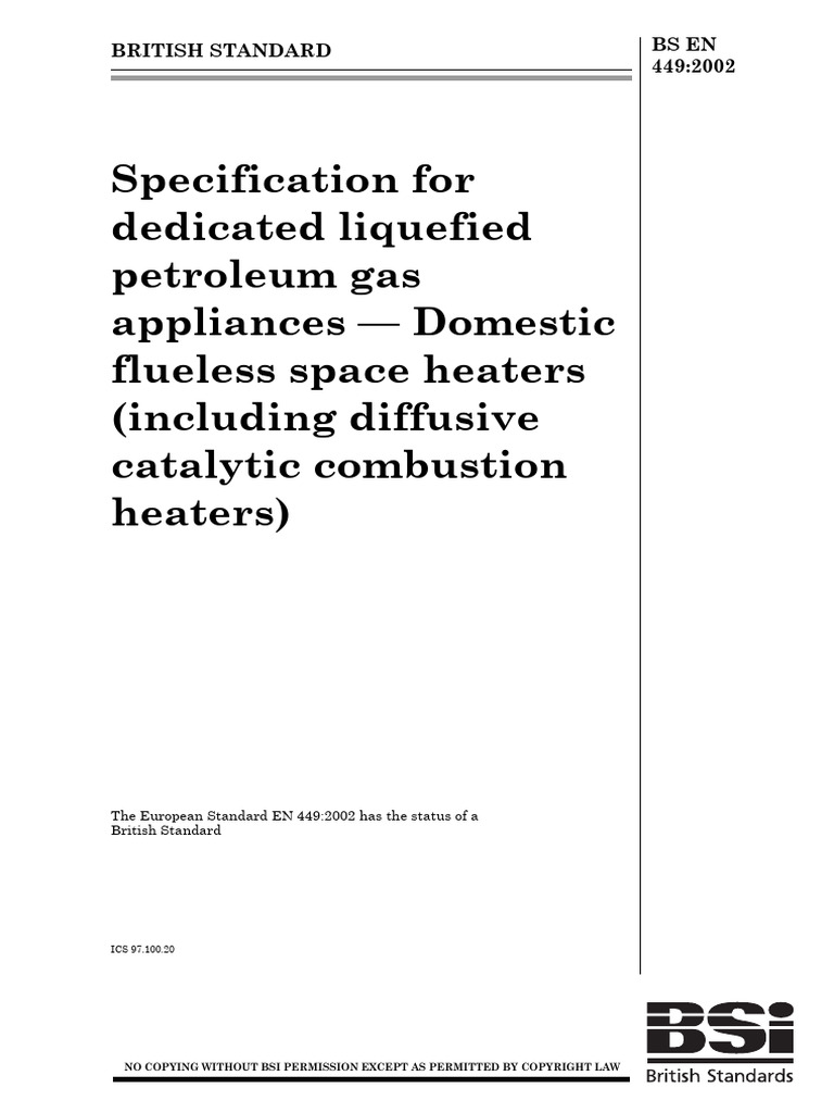 BS en 449-2002 | PDF | Energy Technology | Chemical Process Engineering