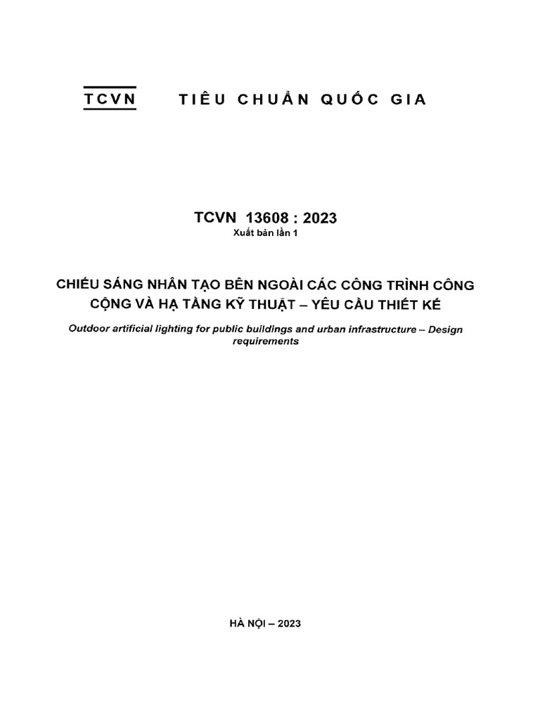 Tiêu Chuẩn Việt Nam-TCVN 13608 - 2023 | PDF
