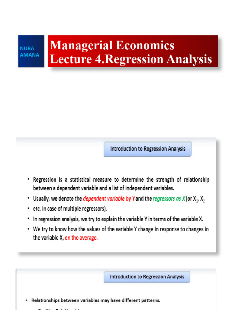 Unit 4 Regression Me | PDF | Regression Analysis | Confidence Interval